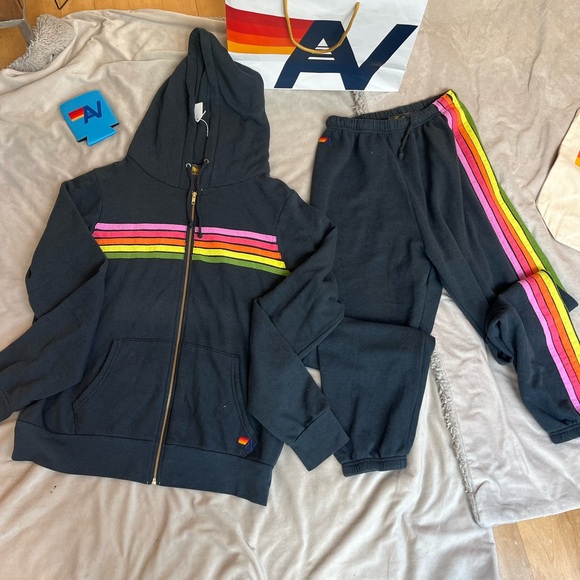 Aviator Nation | Tops | Nwt Set Of Aviator Nation 5 Stripe Hoodie And ...